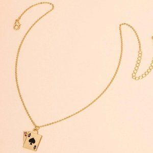 Jewelry | Playing Card Necklace | Poshmark